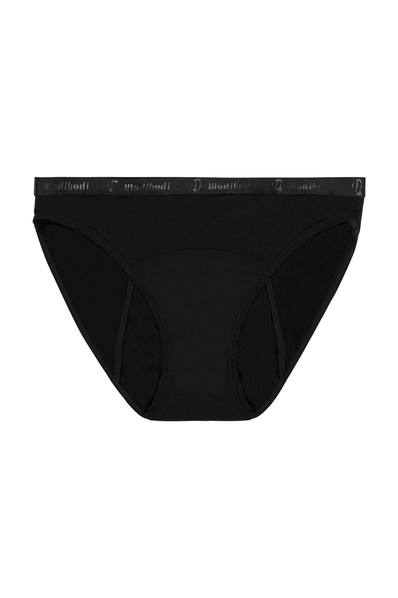 MODIBODI Classic Bikini Briefs Heavy-Overnight Black